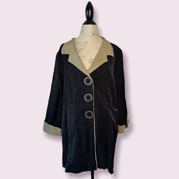 Vintage | Jackets & Coats | Vintage Peacoat Collared Big Buttons Trench ...